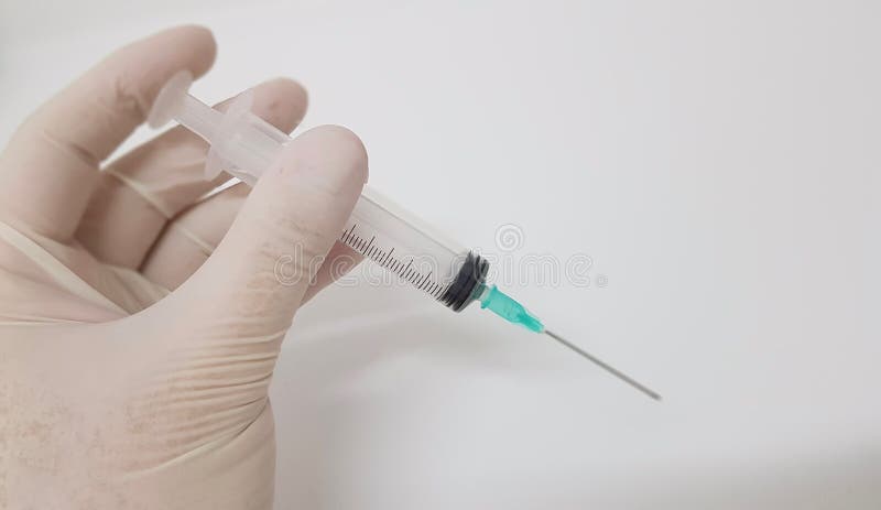 Handling Disposable Syringe Stock Image - Image of pharmaceutical ...