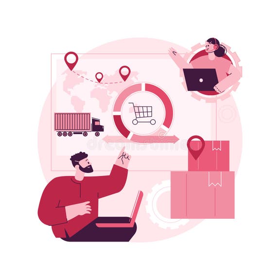 Handling and Order Processing Abstract Concept Vector Illustration ...