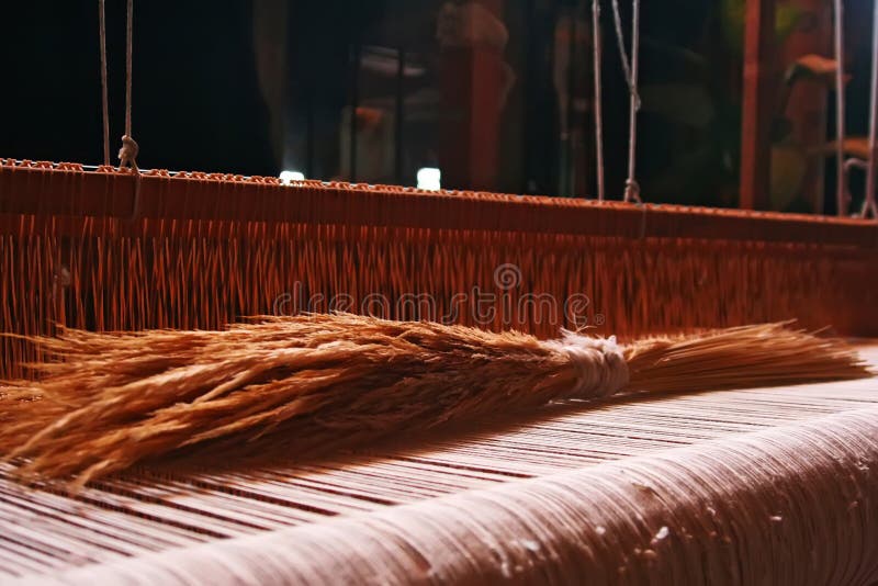 Handloom stock photo. Image of cloth, natural, harness - 32599614