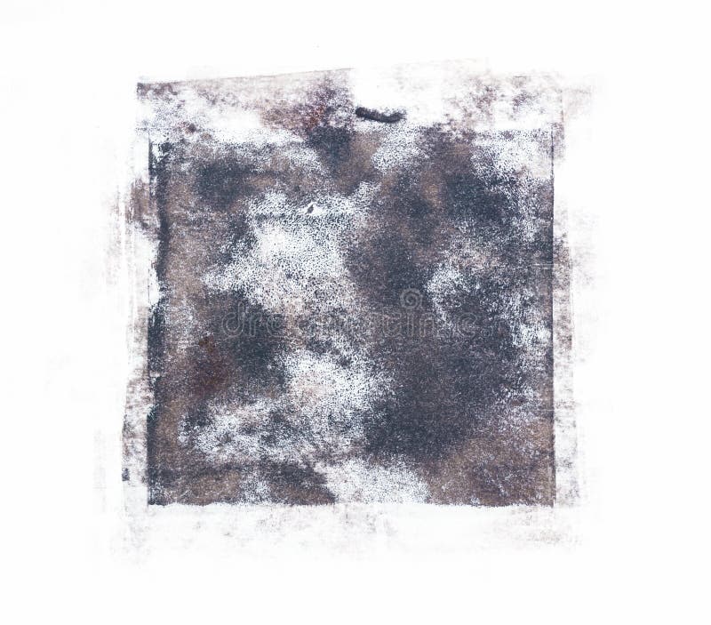 Grunge Square Shape Texture Patch Isolated on White Background Stock ...