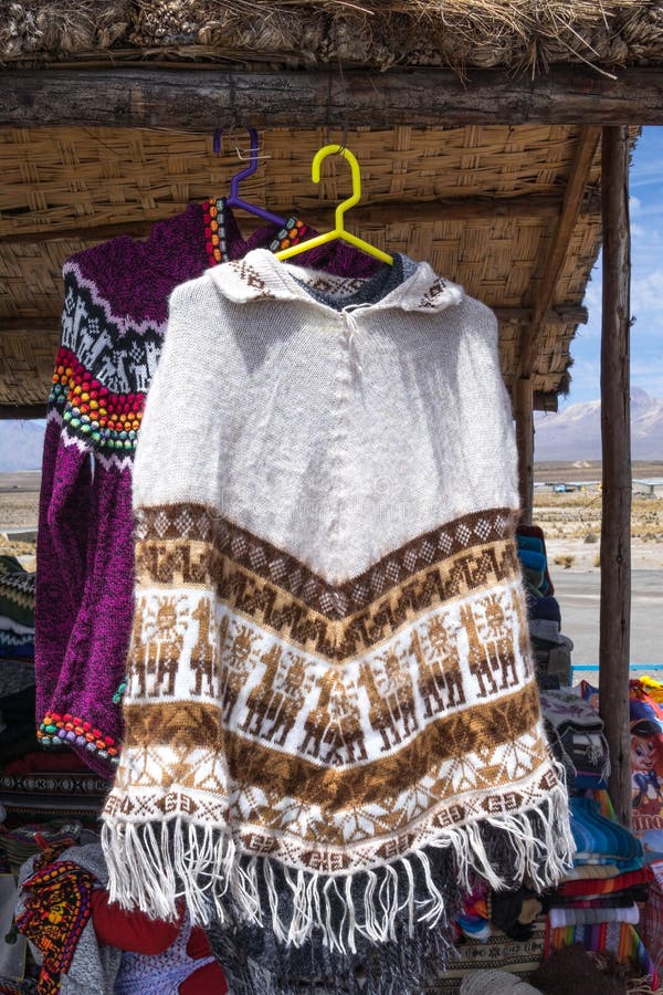 Handmade Alpaca Textile Products in Arequipa, Peru Stock Image - Image ...