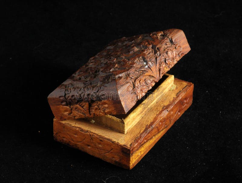 Handmade Ancient Vintage Wood Box Stock Image - Image of open, wooden ...