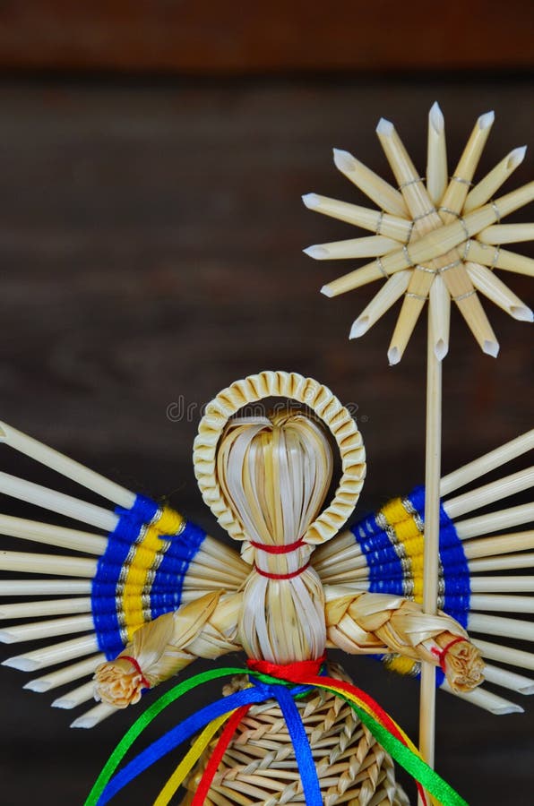 Handmade Angels from Ukraine Stock Image - Image of christmas ...