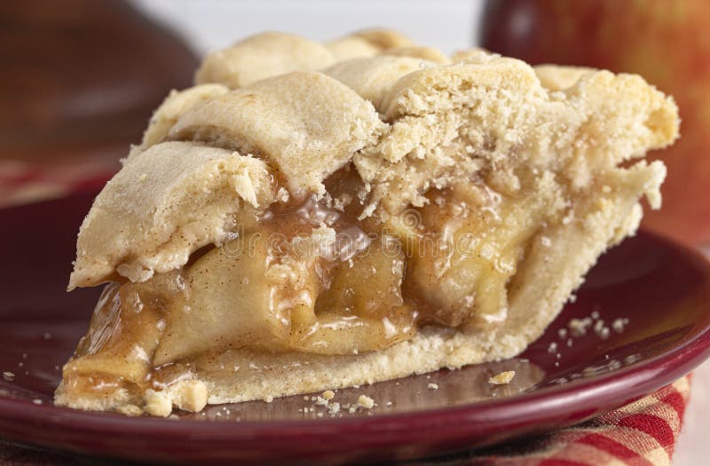 Handmade Apple Pie with a Lattice Crust Stock Image - Image of crust ...