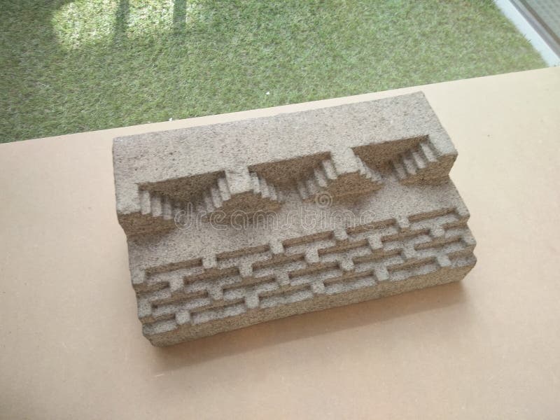 Student Model Clay Made Ancient Architectural Model Stairs Stock Image ...