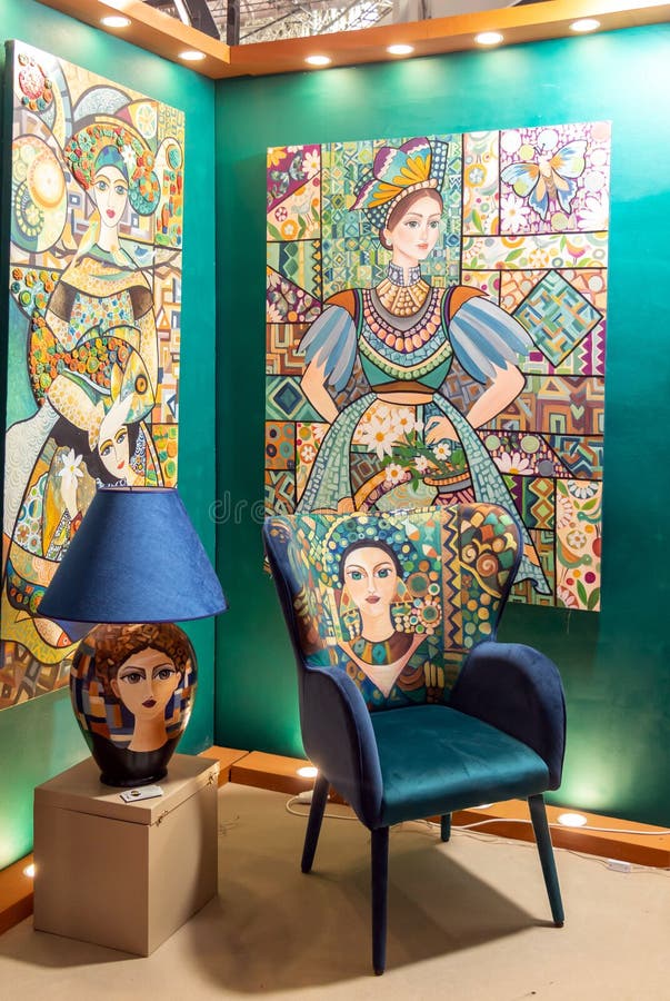 Handmade Articles at the Craft Fair Editorial Stock Photo - Image of ...