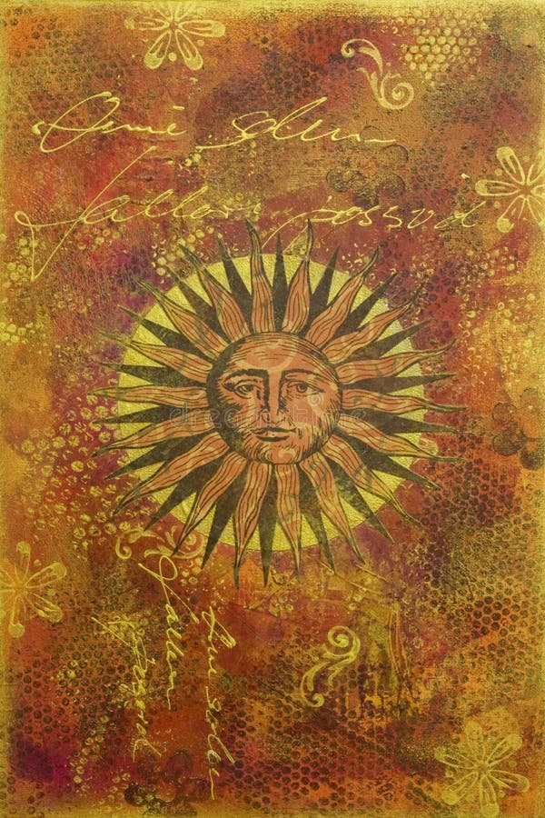 Handmade artwork stock illustration. Illustration of texture - 4128426