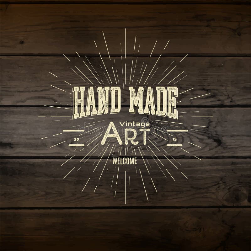 Handmade Badges Logos and Labels for Any Use Stock Illustration ...