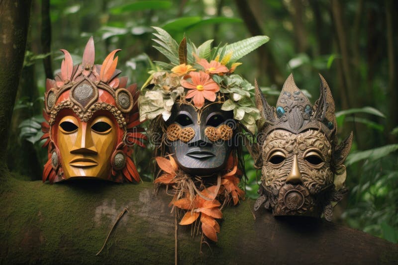 Handcrafted Masks Stock Illustrations – 12 Handcrafted Masks Stock ...