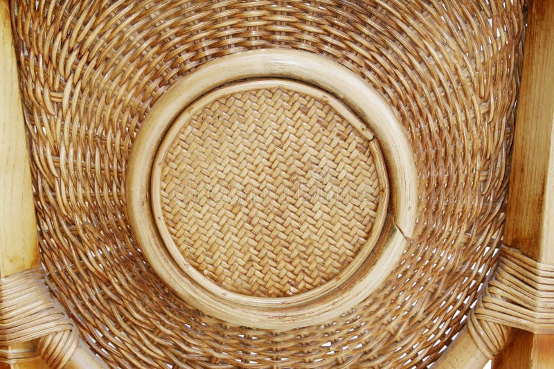 Handmade Bamboo Weaving Decorative Pattern Stock Image - Image of style ...