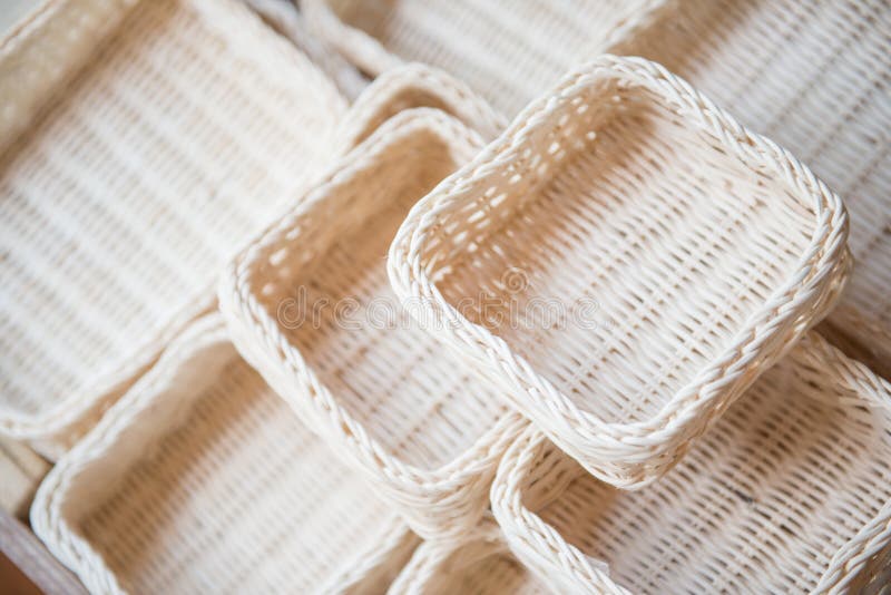 Handmade Baskets Made from Natural Products Stock Image - Image of ...