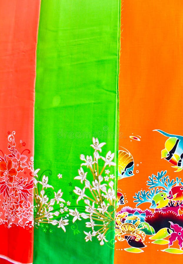 Handmade batic fabric stock image. Image of decorating - 32830255