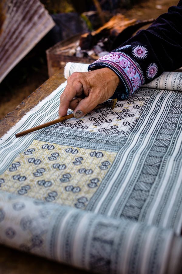 Handmade batik designs stock photo. Image of decorative - 88456992