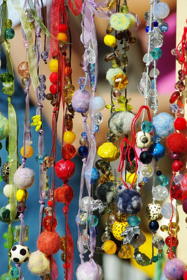 Handmade beads stock image. Image of glass, nature, fashion - 11143905