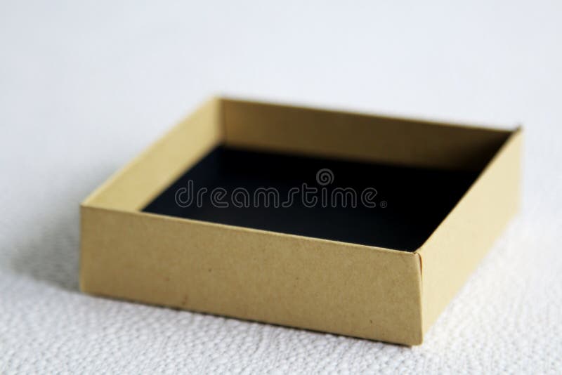 Pasteboard Box on the White Background Stock Image - Image of retail ...