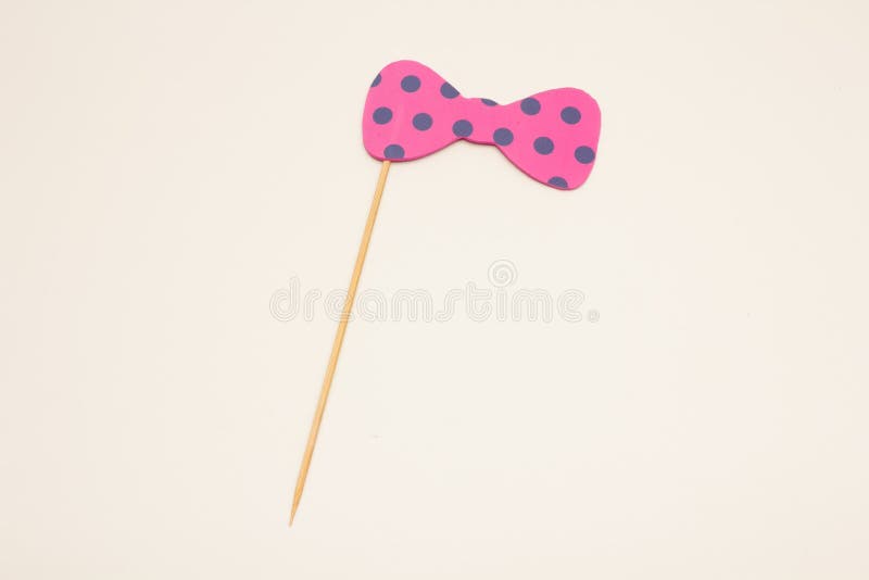 Handmade Bow Tie Shaped Props Stock Image - Image of props, entertain ...