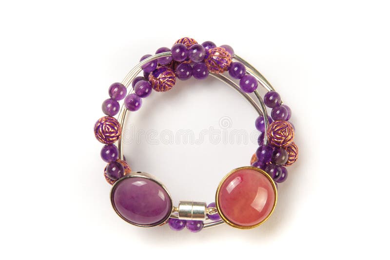 Handmade Bracelet with Cheap Materials Stock Image - Image of ...