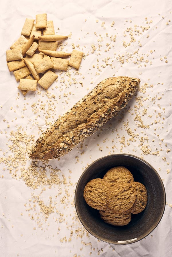 Handmade Bread with Biscuit Stock Image - Image of house, rolled: 184486805