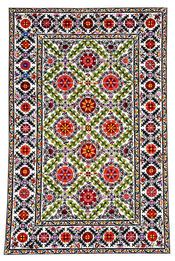 Handmade Carpet in East Asian Style. Stock Photo - Image of patterns ...