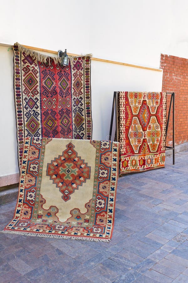 Handmade Carpets stock image. Image of single, surrounding - 30867579