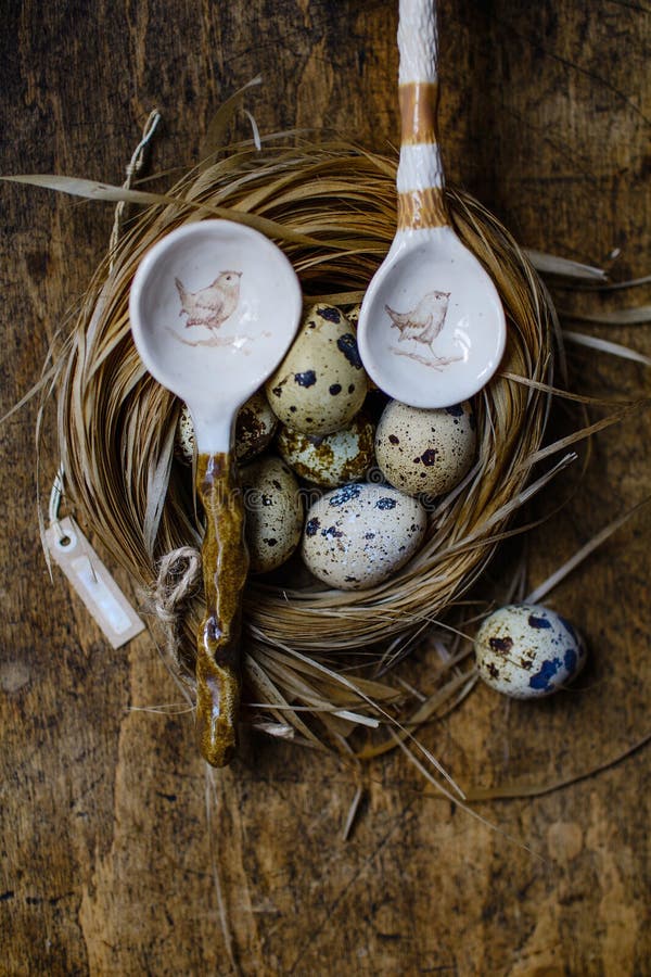 Handmade Ceramic Craft Ware. Spoon Stock Photo - Image of clay, bowl ...