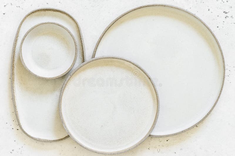 Handmade Ceramic Dishes stock photo. Image of kitchen - 192265442