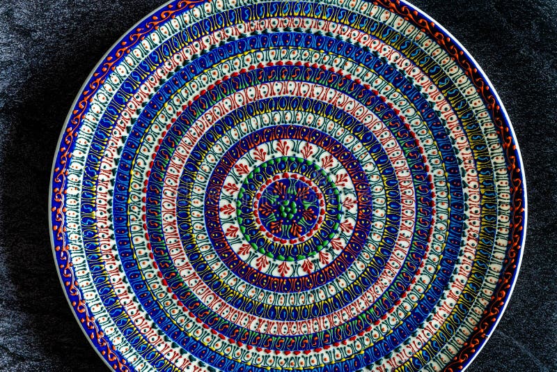 Handmade Ceramic Plates and Trays. Handcrafted with Traditional Ottoman ...