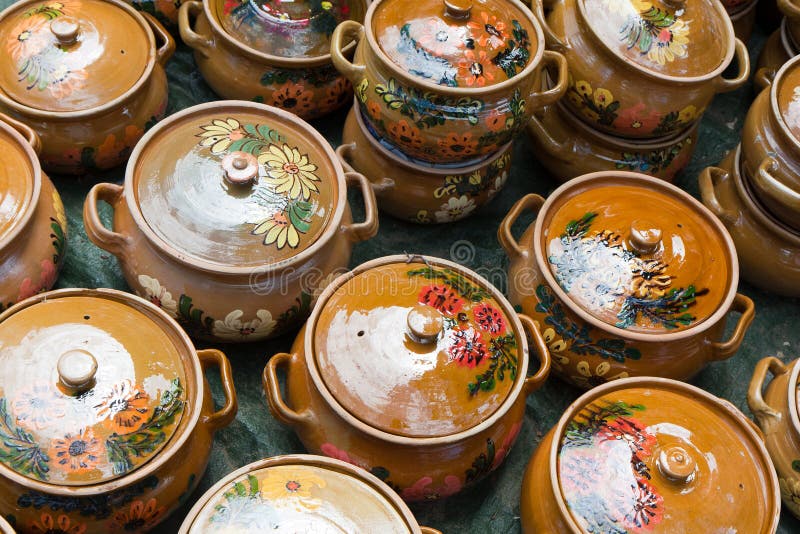 Handmade ceramic pottery stock photo. Image of cultural - 18410616