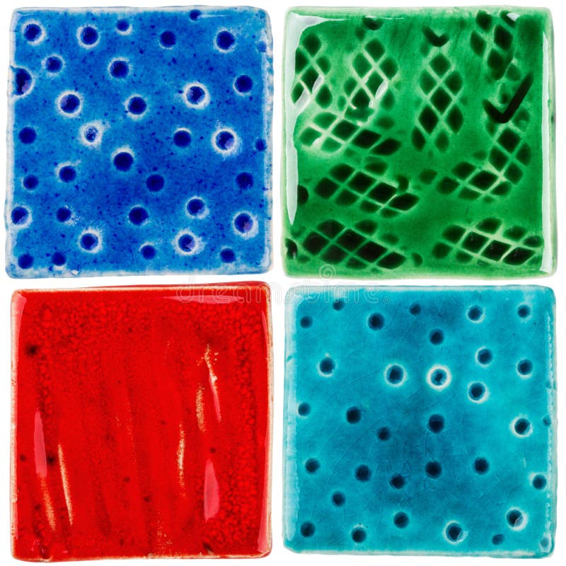 Handmade ceramic tiles stock image. Image of geometry - 47327191