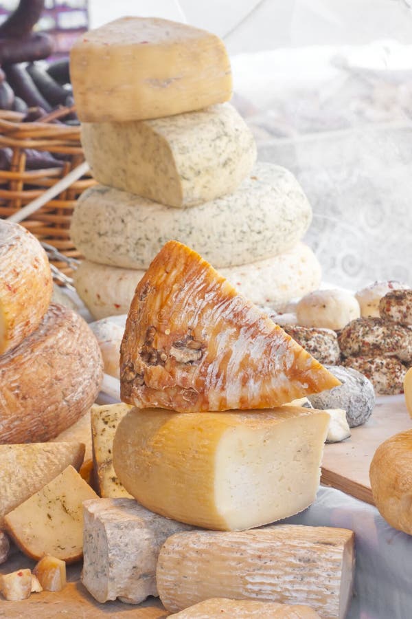Handmade cheese stock image. Image of segment, herb, craftsmanship ...