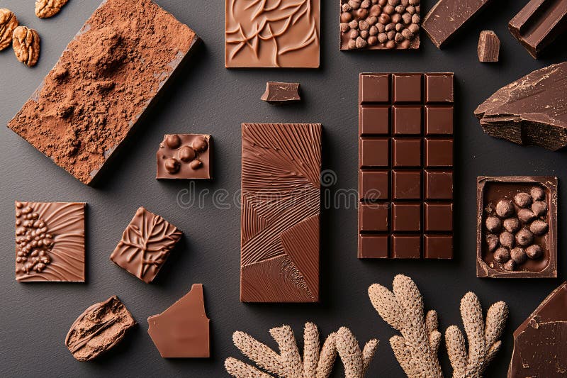 Handmade Chocolate Bars with Artistic Details and Rich Textures, a True ...