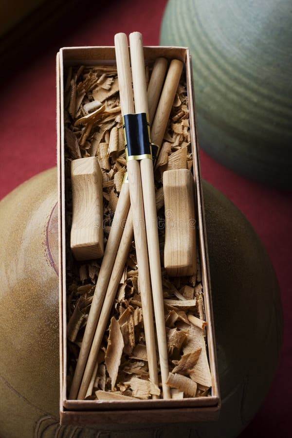 Handmade Chopsticks stock image. Image of asia, pots - 10666787