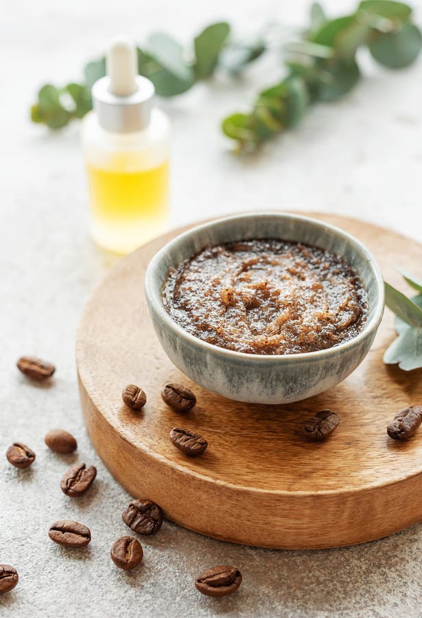 Handmade coffee scrub stock image. Image of essential - 289891403