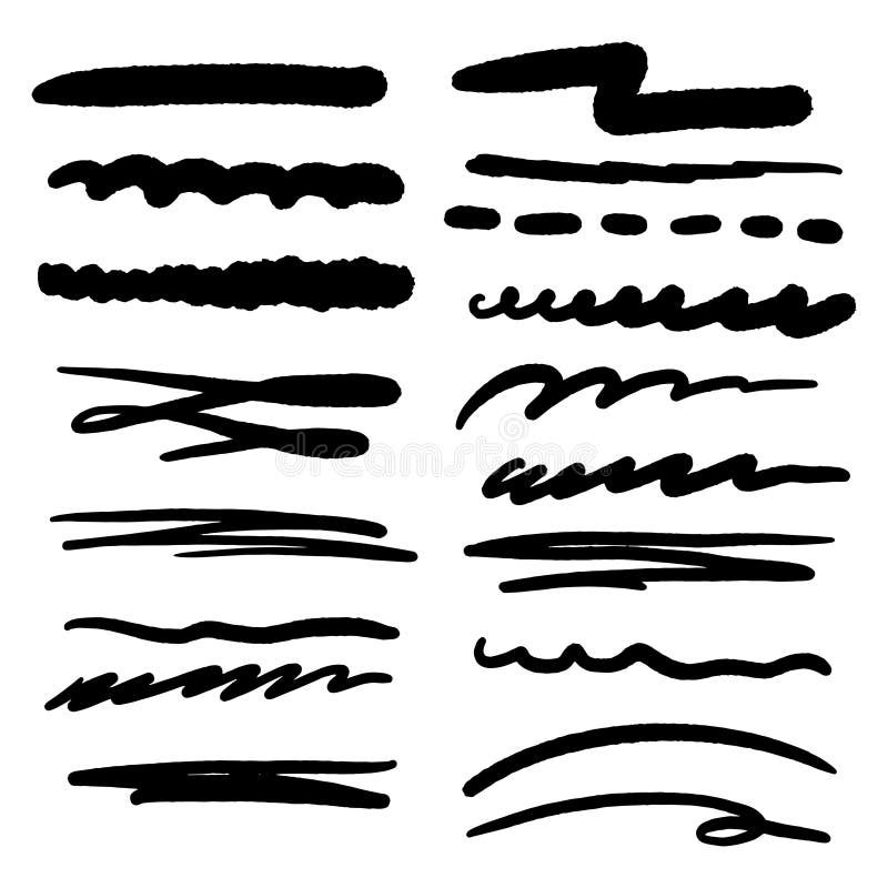 Modern Underline Decoration Stock Illustrations – 467 Modern Underline ...