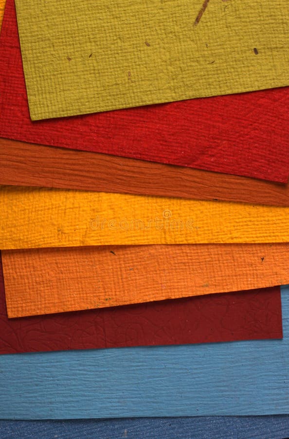 Handmade color papers stock image. Image of collection - 10179079