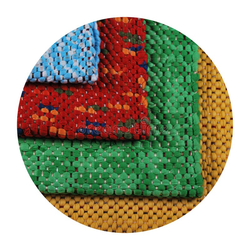 Handmade Colored Carpet and Rug Weavings, Colorful Rug Textures Stock ...