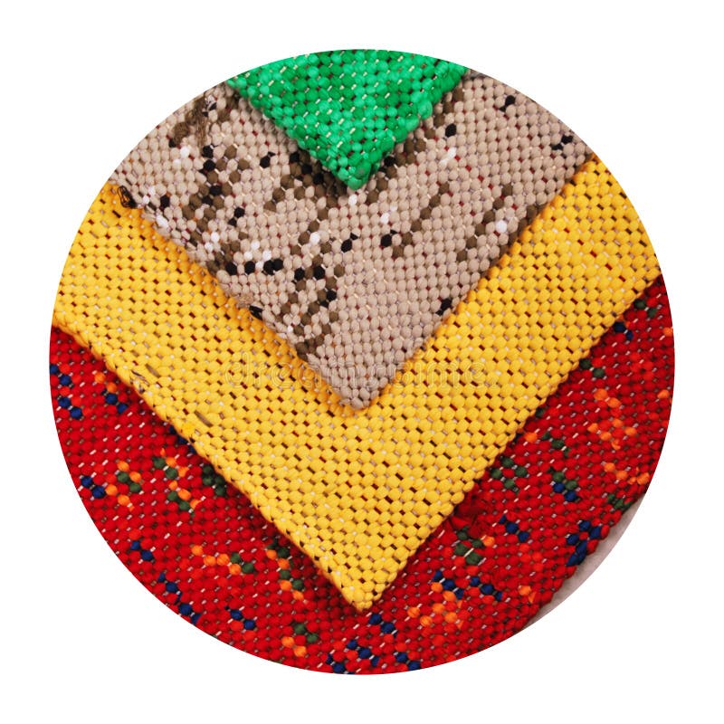 Handmade Colored Carpet and Rug Weavings, Colorful Rug Textures Stock ...