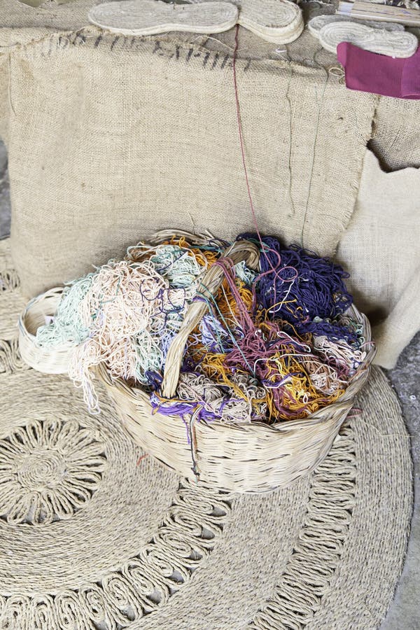 Handmade colored wool stock image. Image of needlework - 50603969