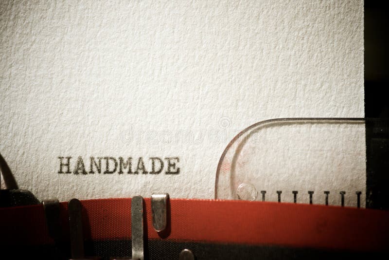 Handmade concept view stock image. Image of text, paper - 269409277