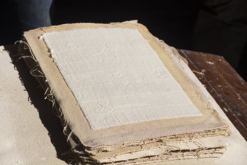 Handmade cotton paper stock image. Image of making, pattern - 49687939