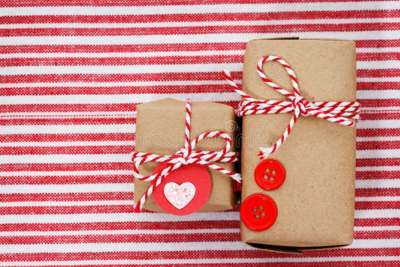 Handmade craft gift boxes stock photo. Image of heart - 33725530