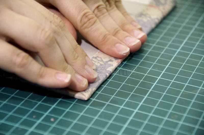 Handmade Creating of the Diary from Special Scrapbooking Paper Stock ...