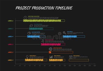 Project Production Timeline Graph Stock Illustrations – 108 Project ...