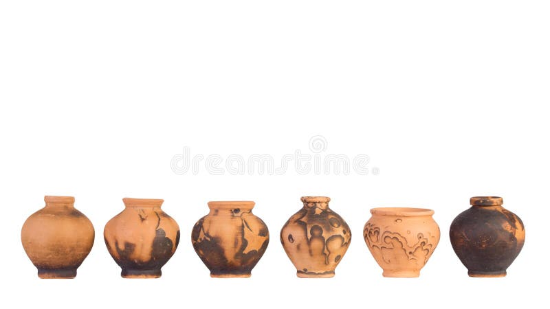 Handmade Decorative Pottery Stock Photo - Image of paint, container ...