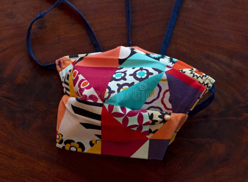 Handmade design face mask stock image. Image of help - 179071161