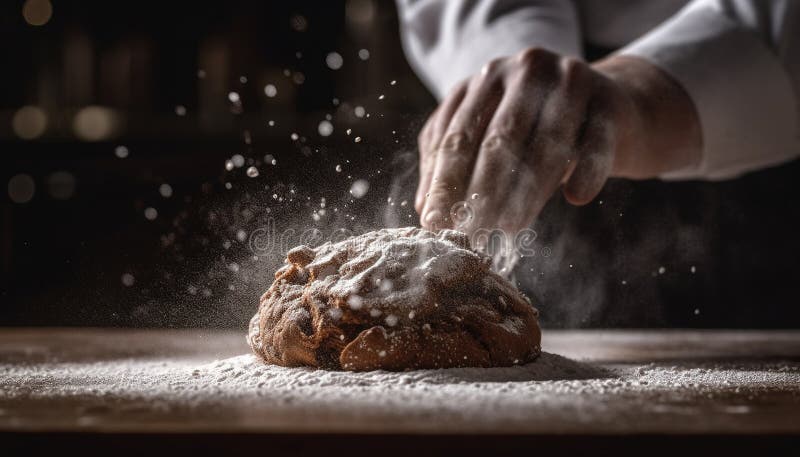 Handmade Dessert Preparation Baking Sweet Pies, Cookies, and Bread ...