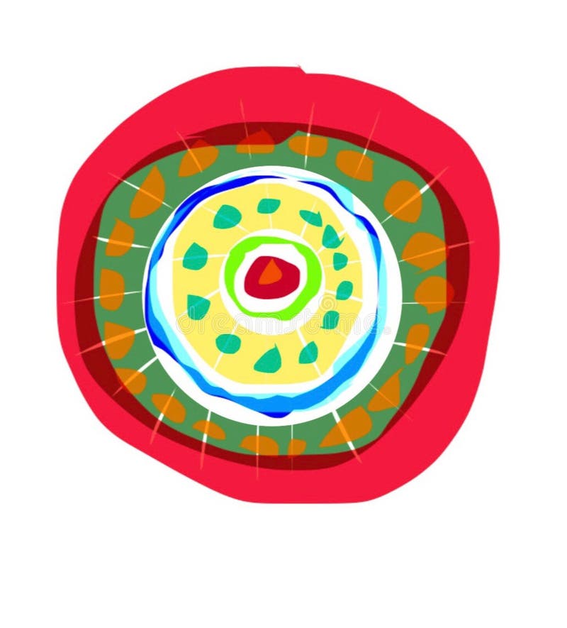 Abstract Circle - Abstract Drawing 4.3 Stock Illustration ...