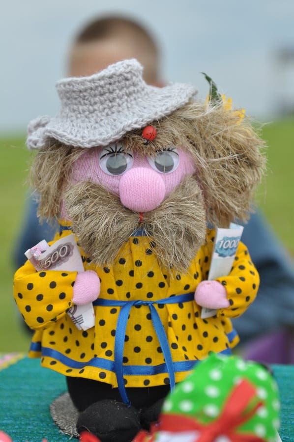 Handmade doll editorial photo. Image of plaything, handmade - 140857391