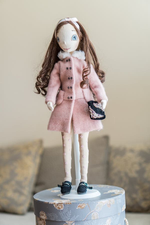 Handmade doll. stock image. Image of handcrafted, handwork - 148451669