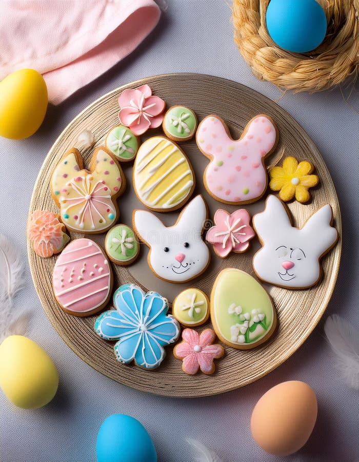 Handmade Easter Cards with Cheerful Messages and Colorful Designs Stock ...